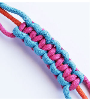 Nó quadrado passo a passo