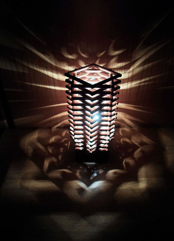 Ideia de luminária fácil de fazer