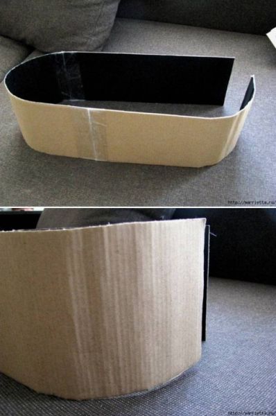 Como Fazer Cachepô de Papelão Reciclado