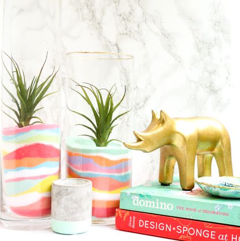 Decoração com Areia Colorida Passo a Passo