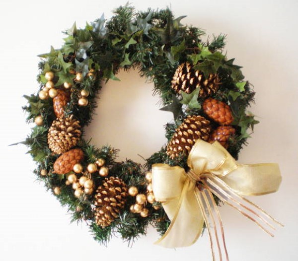 Enfeites de Natal com pinha: 27 ideias rápidas